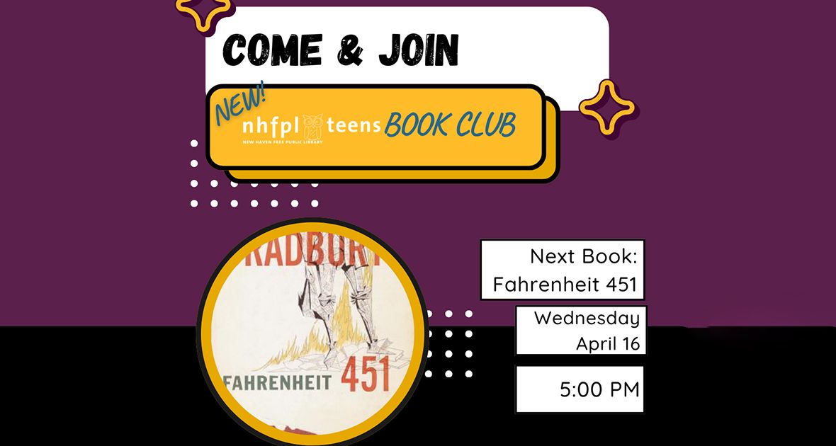 NHFPL Teens Book Club: Fahrenheit 451 | International Festival of Arts ...